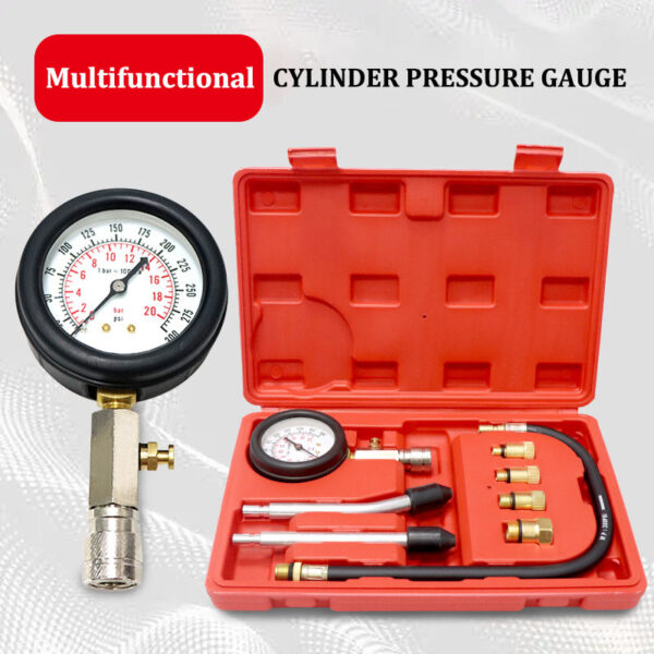 Cylinder Pressure Gauge Car Inspection Gasoline Cylinder Pressure Gauge ...